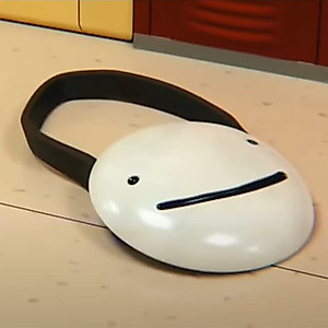 XGS Halloween White Smile Dream Mask - Cosplay Masquerade Party Mask ,Same Style for Music Video - Dream Mask Cosplay（22.5cm）, 23.5CM