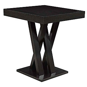 COASTER Square Bar Height Table Cappuccino