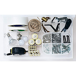 MUJI B7S7033 Storage Case, ys/m, White/Grey