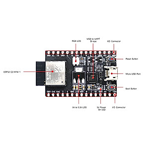 ESP32-C3-DevKitM-1 ESP32 C3 Development Board ESP32-C3-MINI-1 WiFi+BT BLE Module ESP32-C3FN4 Core 4MB Flash for Arduino