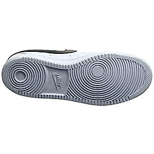 Nike Men's Court Vision Low Sneaker, White/Blackwhite, 10.5 Regular US