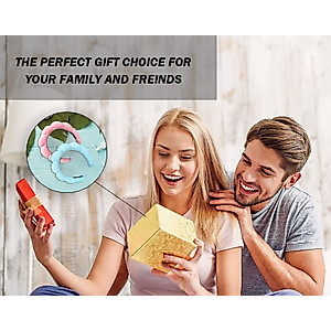 R.S LUXURY Makeup Headband for Washing Face or Facial, Set of 2 Skincare Headbands, Terry Cloth Headband Pink & Blue Spa sponge Headband Combo Package - Headband for makeup Clearance makeup