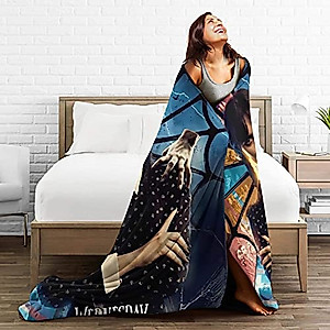 Super Soft Flannel Blankets Comfortable Throw Blanket for Sofa Bedroom Office Travel,Suitable for Teenagers, Adults (50"x40")