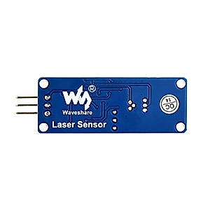 Waveshare Laser Receiver Module Laser Sensor Module Transmitter Module for AVR PIC, Compatible with Raspberry Pi 5/4B/3B/Zero/Zero W/Zero 2W/Pico/Pico W/Pico WH