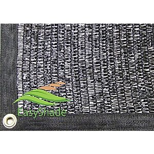 EasyShade 50% Black Shade Cloth Taped Edge with Grommets UV 12ft x 8ft