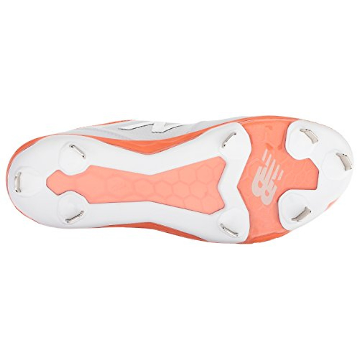 New Balance Women's Fresh Foam Velo V1 Metal Softball Shoe, Orange/White, 5.5 M US