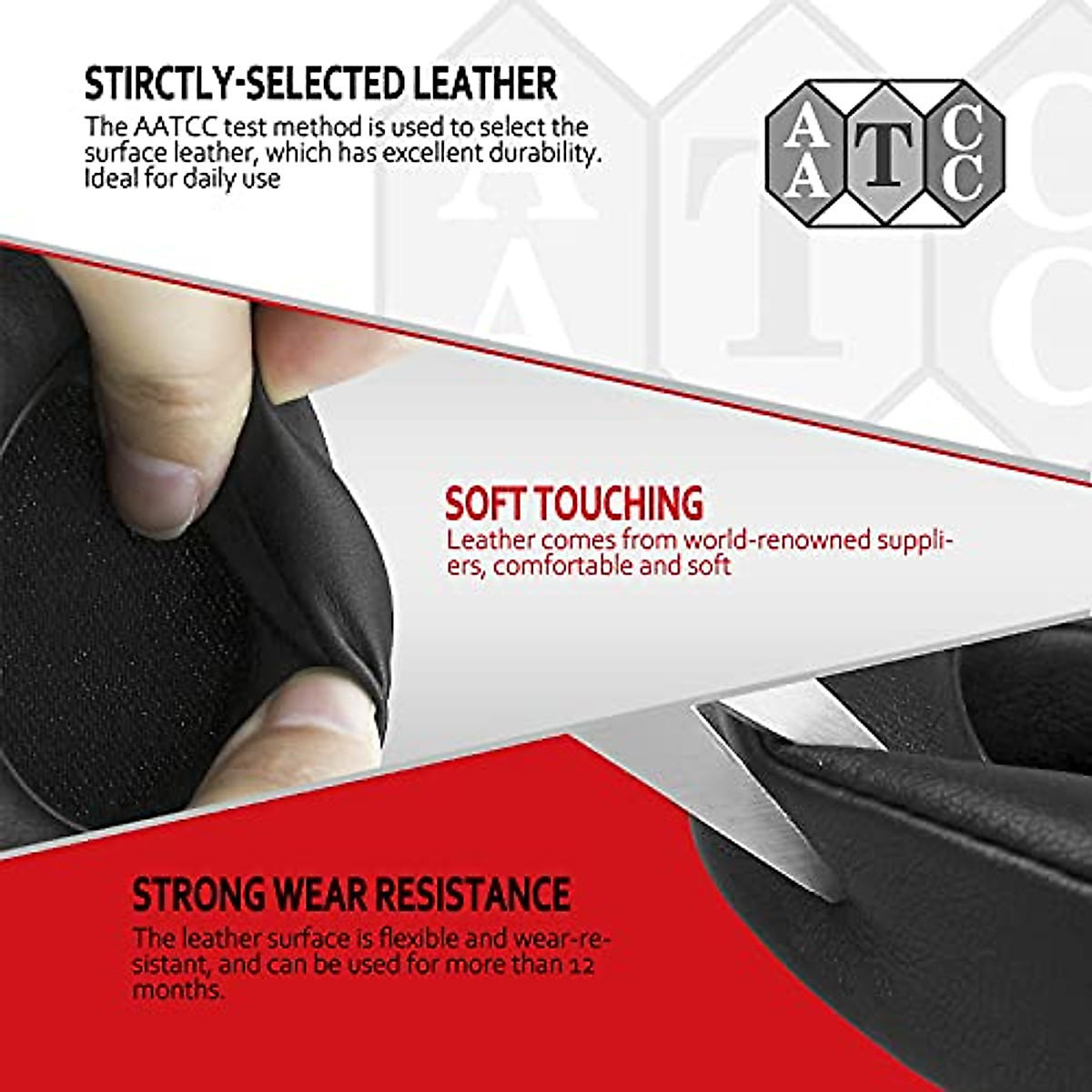 Krone Kalpasmos Studio 3 Replacement Ear Pads, Compatible with Beats Studio 2 & 3 Wired/Wireless/Model B0501/Model B0500 Headphone, Protein Leather & Memory Foam, Black