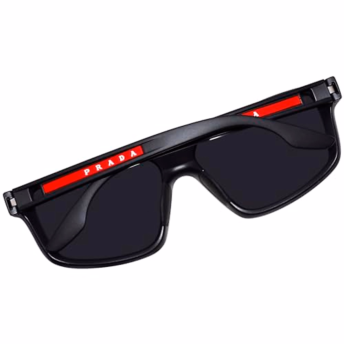 PRADA LINEA ROSSA PS 02XS - DG002G Sunglasses BLACK RUBBER w/POLAR DARK GREY 60mm