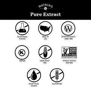 Watkins Pure Lemon Extract, 11 oz. Bottle, 1 Count (Packaging May Vary)