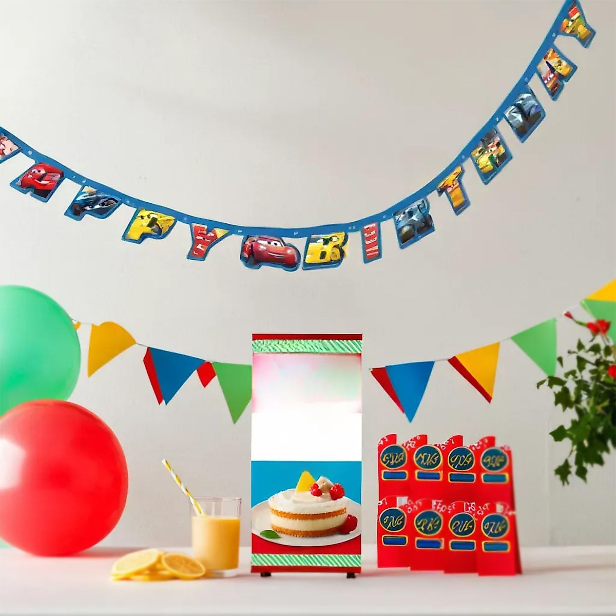 Unique Disney Cars Birthday Letter Banner