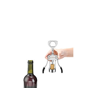 shengshi Wine Opener Zinc Alloy Premium Wing Corkscrew Wine Bottle Opener With Multifunctional Bottles Opener