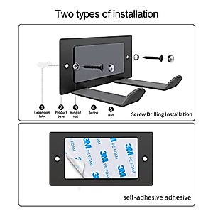 Hair Dryer Holder,FLE Blow Dryer Holder Wall Mounted Fit for Most Hair Dryers