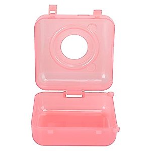Zopsc Durable Protective Shell Snapingon Design Pocket Printer Protective Case with Sling Lightweight Portable and Practical(Pink)