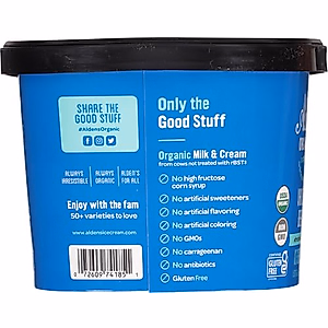 Alden's, Organic Vanilla Bean Ice Cream, 48 oz (Frozen)