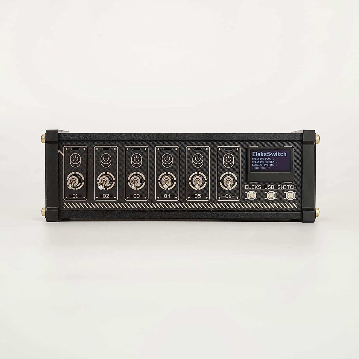 EleksMaker Blocky USB Hub NK Series,KVM Switch,Metal Punk Switch,Desktop Creative Gifts, Boyfriend Gifts (NK5)