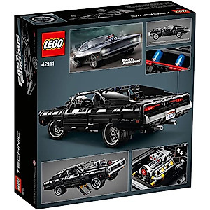 LEGO Technic Fast & Furious Dom's Dodge Charger 42111 Building Toy - Racing Car Model Building Kit, Iconic Movie Inspired Collector's Set, Gift Idea for Kids, Teens, and Adults Ages 10+