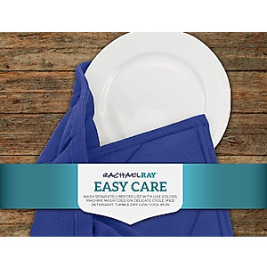 Rachael Ray Multifunctional 2-in-1 Moppine, Ultra Absorbent Kitchen Towel & Heat Resistant Pot Holder, Blue