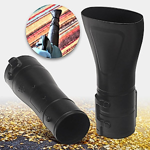 191L13-5 191B21-6 Blower Nozzle Adapter & 197889-6 Flat End Nozzle Attachment Kit for Makita X2 36V Hand held Blower, for XBU02Z XBU03 DUB362 Blower Narrow end profile, increasing air velocity