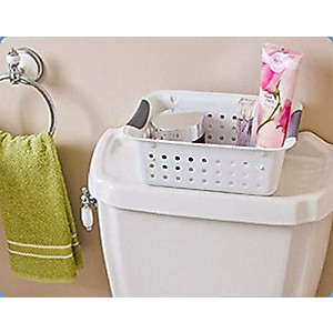 Sterilite 16228012 Small Ultra Plastic Storage Organizer Basket, White (24 Pack)