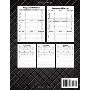 Get It Done Assignment Planner For Student: Weekly Homework Assignment Organizer, Class Room Planner, Middle and High School, Keep Track of All Learning Activities