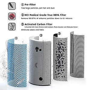 Airthereal H13 Medical Grade True HEPA Filter Replacement for Glory Day AGH380 Air Purifier