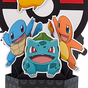 Hallmark Pop Up Birthday Card for Kids (Pokémon) Paper Wonder 3D Card for Birthday Boy