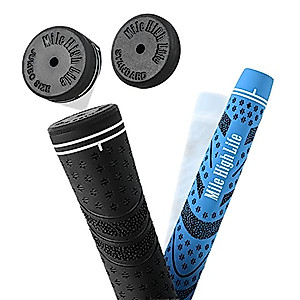Mile High Life | Avid Golf Club Grips | 3, 13 Pc Set Bundle Golf Grips | Multi-Compound Rubber Golf Grip | (3 Pieces Blue,Standard)