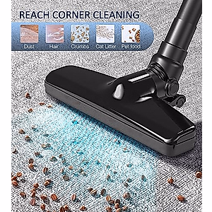 Handheld Vacuum Cleaner Cordless, 15000Pa Powerful Suction Cordless Stick Vacuum, Lightweight Electric Broom Rechargeable Handheld Vac, Portable Hand Held Vacuum for Hardwood Floor Car Pet Hair