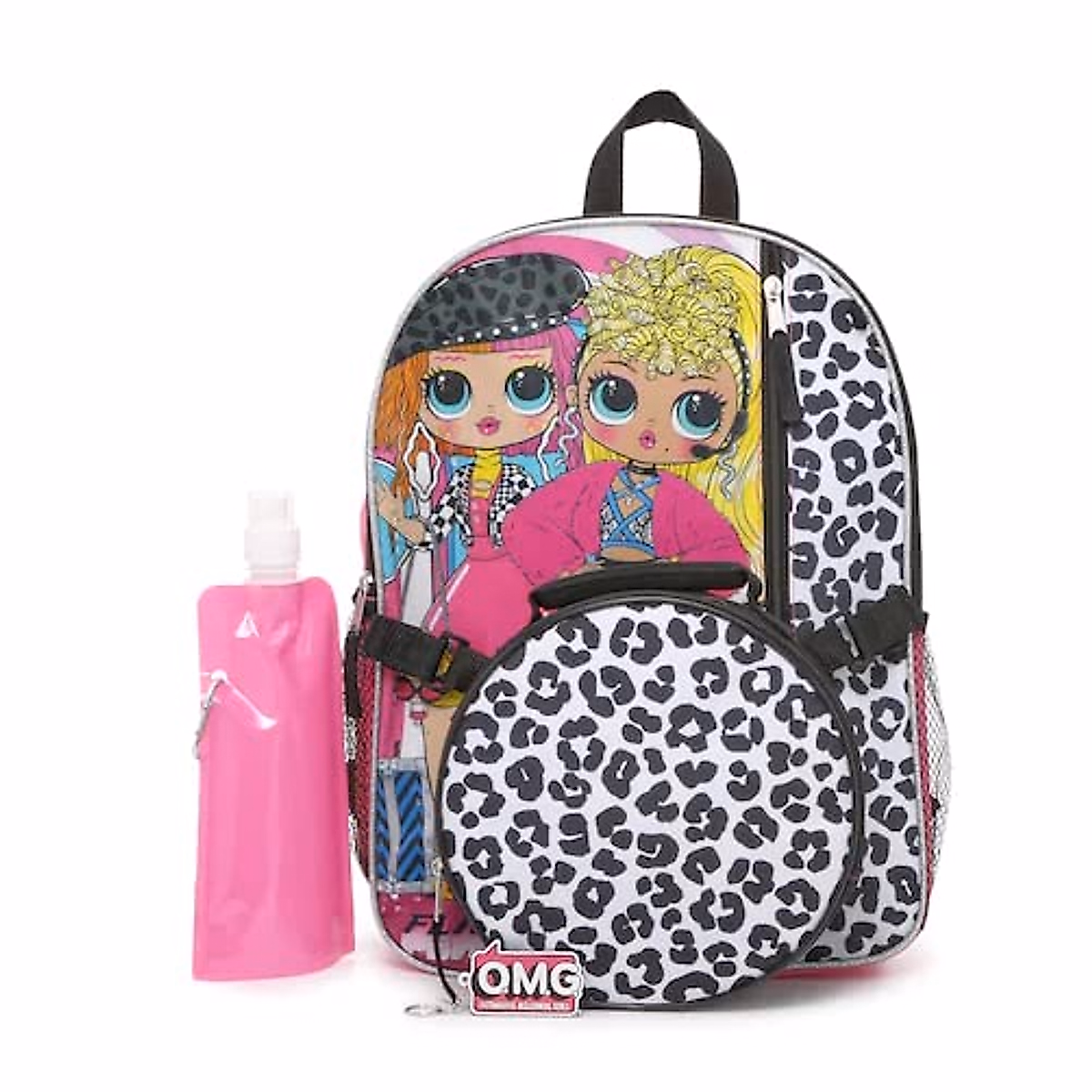 LOL Doll Backpack With Lunch Box Set - LOL Dolls Backpack And Lunch Box For Girls Bundle with Stickers, More | LOL Dolls School Backpack