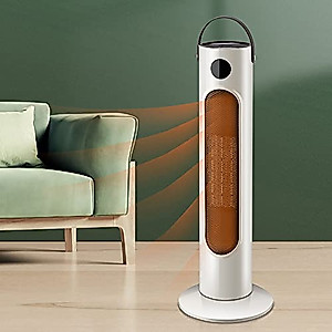 Outdoor Garden Heater Household Tower Heater Ceramic Heating Hot Air Electric Heater Fan Blower Winter Warmer Machine Radiator Bedroom 2000W Patio Heater (Color : Grey)
