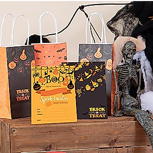 Joyful Toys Halloween Birthday Invitations with Envelopes Pack of 20 | Holloween Birthday Invites 5" x 7" Cards - Ideal for Kids Halloween Party Decorations & Halloween Party Supplies