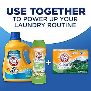Arm & Hammer Plus OxiClean Clean Meadow, 77 Loads Liquid Laundry Detergent, 100.5 fl oz
