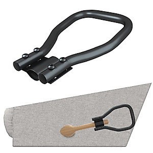 ARAHFUN Oversized Recliner Lever Extender Ergonomic Secure Fit for Recliner Handles Make Raising Lowering Leg Rest Easier (Black)