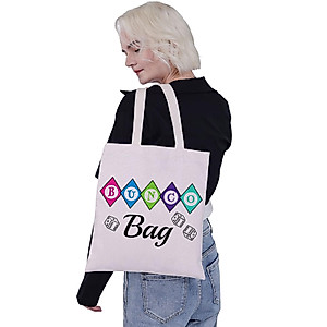 G2TUP Bunco Game Night Funny Bunco Gifts for Women Accessory Pouch Bunco Bag Dice Game Gift Idea (bunco dice T)