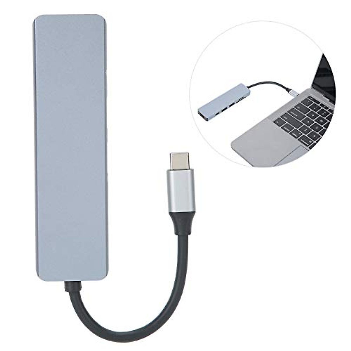 USB Hub Adapter Intelligent Type‑C Docking Station Adapter Docking Station Adapter Computer for Travel Home
