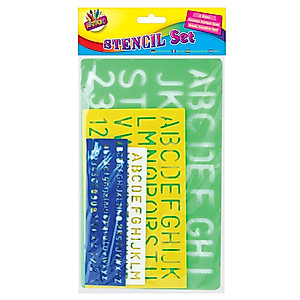The Art BOXArtbox Stencil - Assorted Colours (Set of 4)
