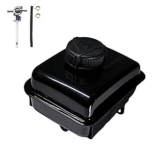 JMCHstore Gas Fuel Tank W/ Side Vent port for Coleman 98cc CK100 CK100-S SK100 Kids Go Kart, Screw on Fuel Tank for Realtree RTK100, Monster / Mega moto MAX MM-K100 ,154F 3.0 hp Engine Parts