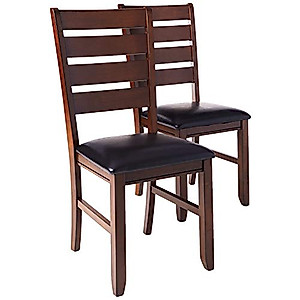 Crown Mark 2152S Dining Chair, Brown