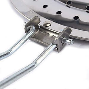 DALAO 2 Pack Double Thickening Heat Diffuser Reducer Flame Guard Simmer Plate, Stainless Steel for Electric and Gas Stovetops