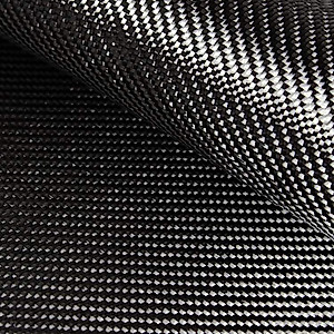 Fibre Glast Carbon Fiber Cloth Mat – High Strength Lightweight Aerodynamic Graphite Fabric for Auto, Aerospace, Boat Builds & Repairs – Epoxy & Resin Compatible, Black, 10-12 Oz, 1 Yard – Made in USA