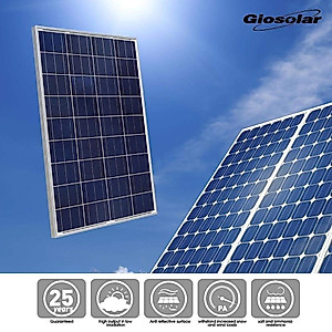400 Watt Solar Panel Kit for Boat 12V 24V Battery Charger, 4pcs 100W Polycrystalline Solar Panels with 40A LCD Charge Controller + Accessory