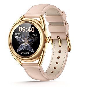 Parsonver Smart Watches for Women with Smaller-Sized Fashion Ladies Smartwatch for iPhone Android Phones,1.09'' Fitness Tracker, activity trackers, Heart Rate, Sleep Monitor, Calories, Pedometer, Gift
