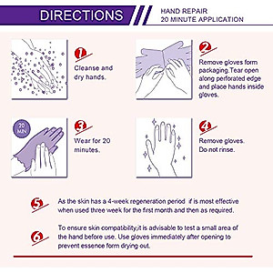 Hand Peel Mask 5 Pack, Moisturizing Gloves, Exfoliating Hand Peeling Mask, Hand Mask, Moisture Enhancing Gloves for Dry Hands, Repair Rough Skin Remove Dead Skin for Women or Men