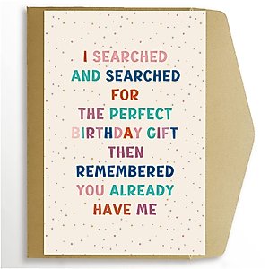 Cheeky Birthday Card for Him Her, Funny Birthday Card for Husband Wife, You Already Have Me Card
