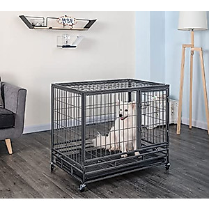 Go Pet Club Heavy Duty Metal Cage, 24"W x 28.75"H x 36.8"L