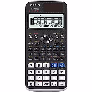 Casio FX-991EX Engineering/Scientific Calculator, Black, 3" x 6.5" x 0.4"