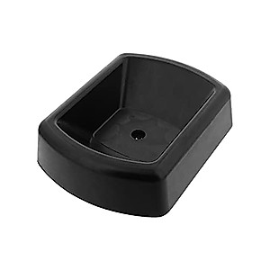 BISupply Trailer Wheel Chock for up to 6in Caster Wheel - 1pc Rubber Boat and RV Jack Block Jockey Trailer Wheel Dock