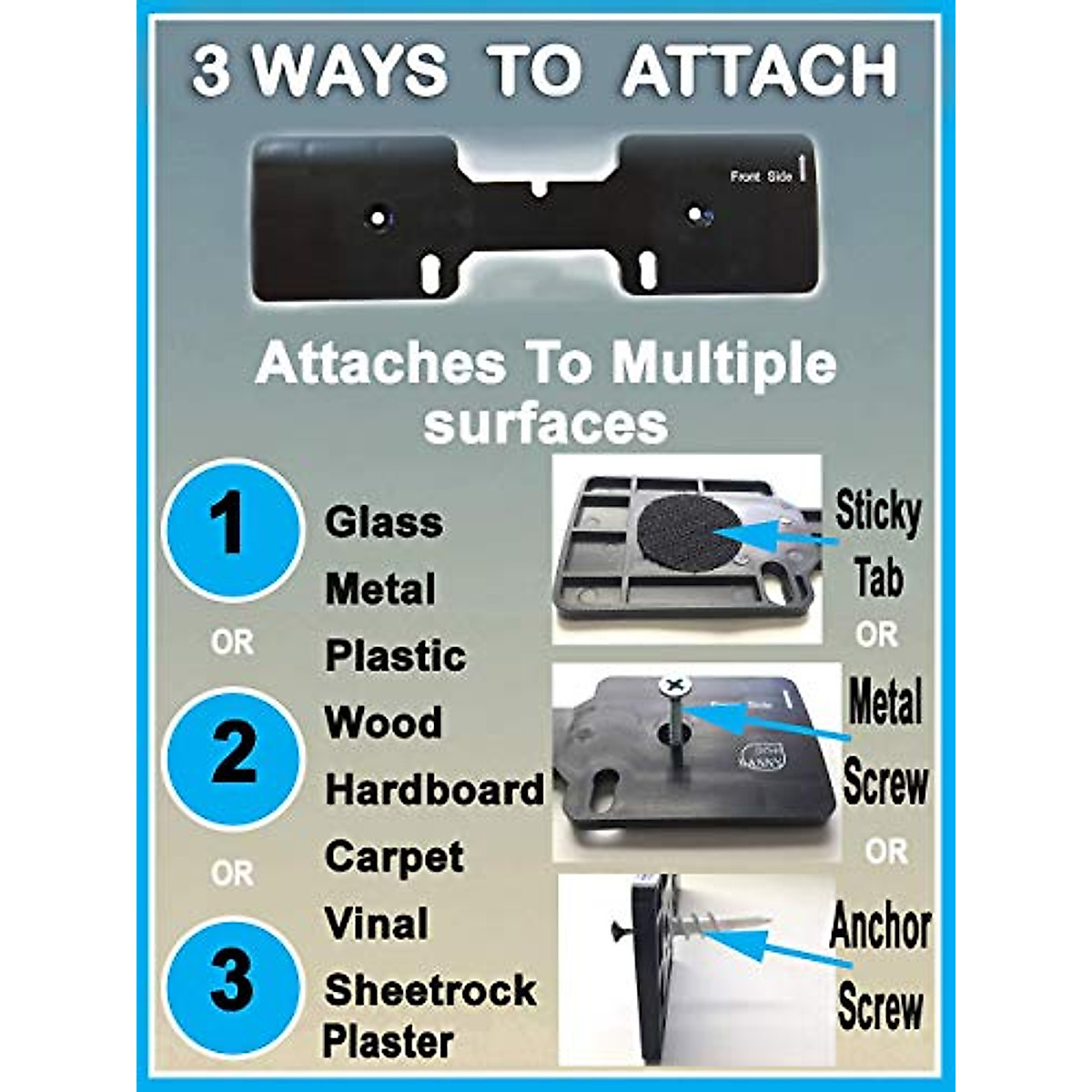 Black Do Not Disturb Sign | SHUTTER CHANGES WHEN YOU PUSH IT | For Home, Offices,Hotels, Hospitals (Don't Disturb, Welcome Signs) Also includes double sided tape mounting.