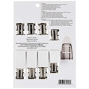 Dritz Clothing Care 82446 Ironing Board Cover Fasteners (4-Count) , White