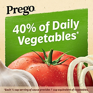 Prego Chunky Tomato with Garlic and Onion Pasta Sauce, 24 Oz Jar (Case of 12)